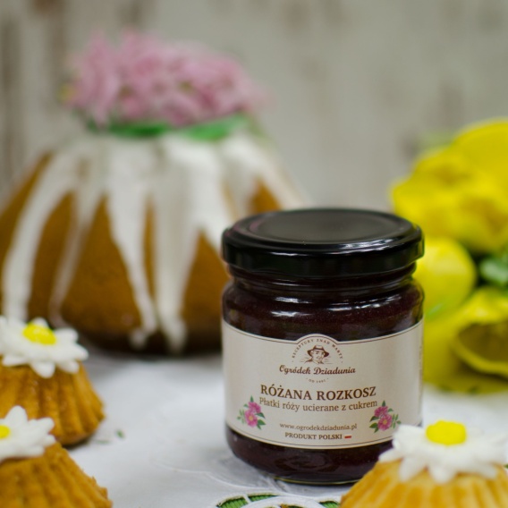 Kuchnia Kwasiora Sklep > Płatki róży w cukrze - Różana Rozkosz OGRÓDEK ...